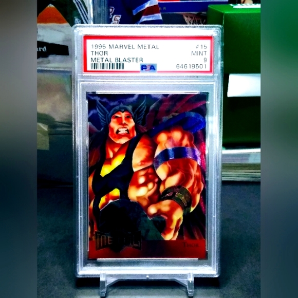 Marvel | Toys | Thor 995 Marvel Metal Metal Blaster 15 Psa 9 Limited ...